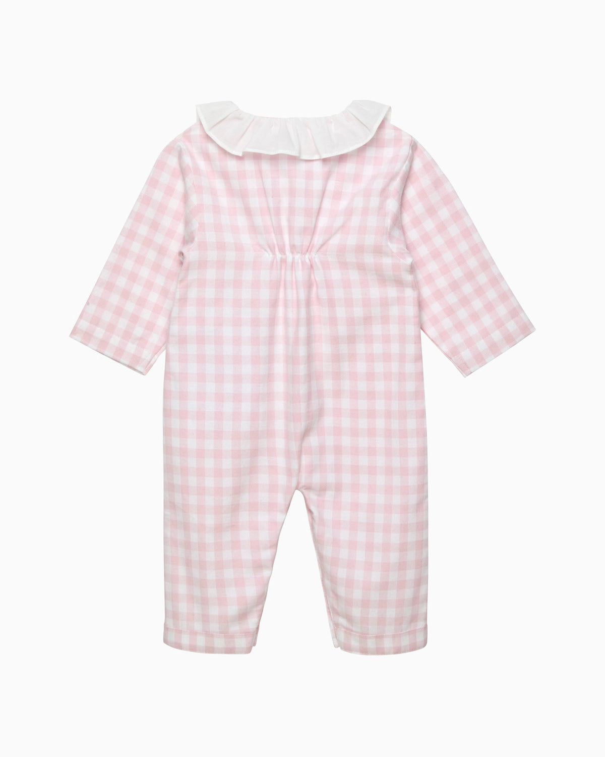 home baby freya all in one in pink gingham pink gingham baby freya all ...