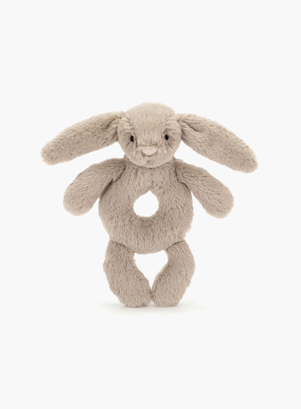 Jellycat Bashful Bunny Ring Rattle in Beige | Trotters London