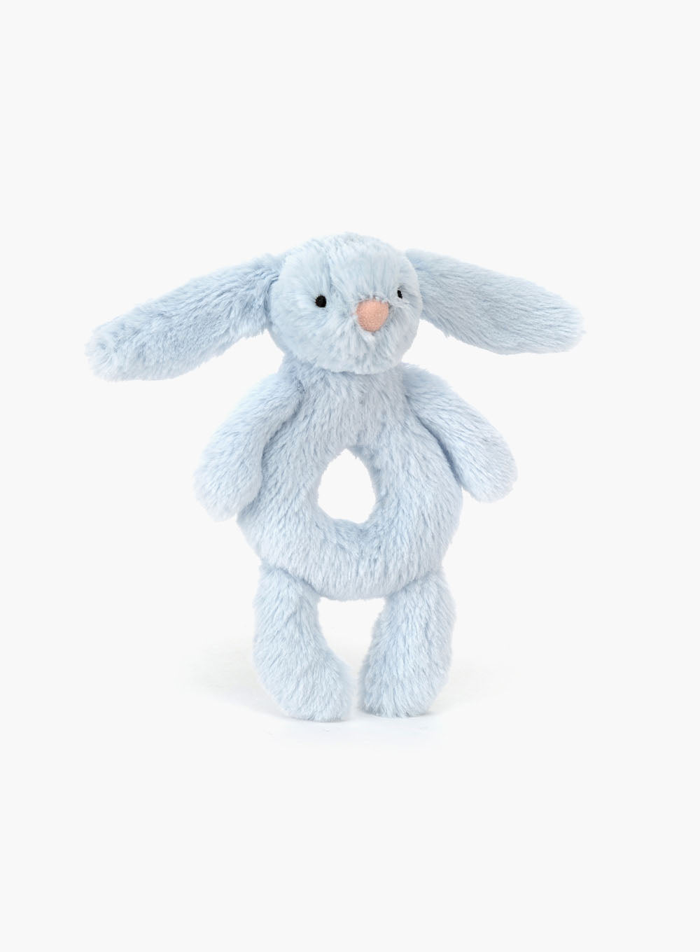 Jellycat Bashful Bunny Ring Rattle in Blue | Trotters London