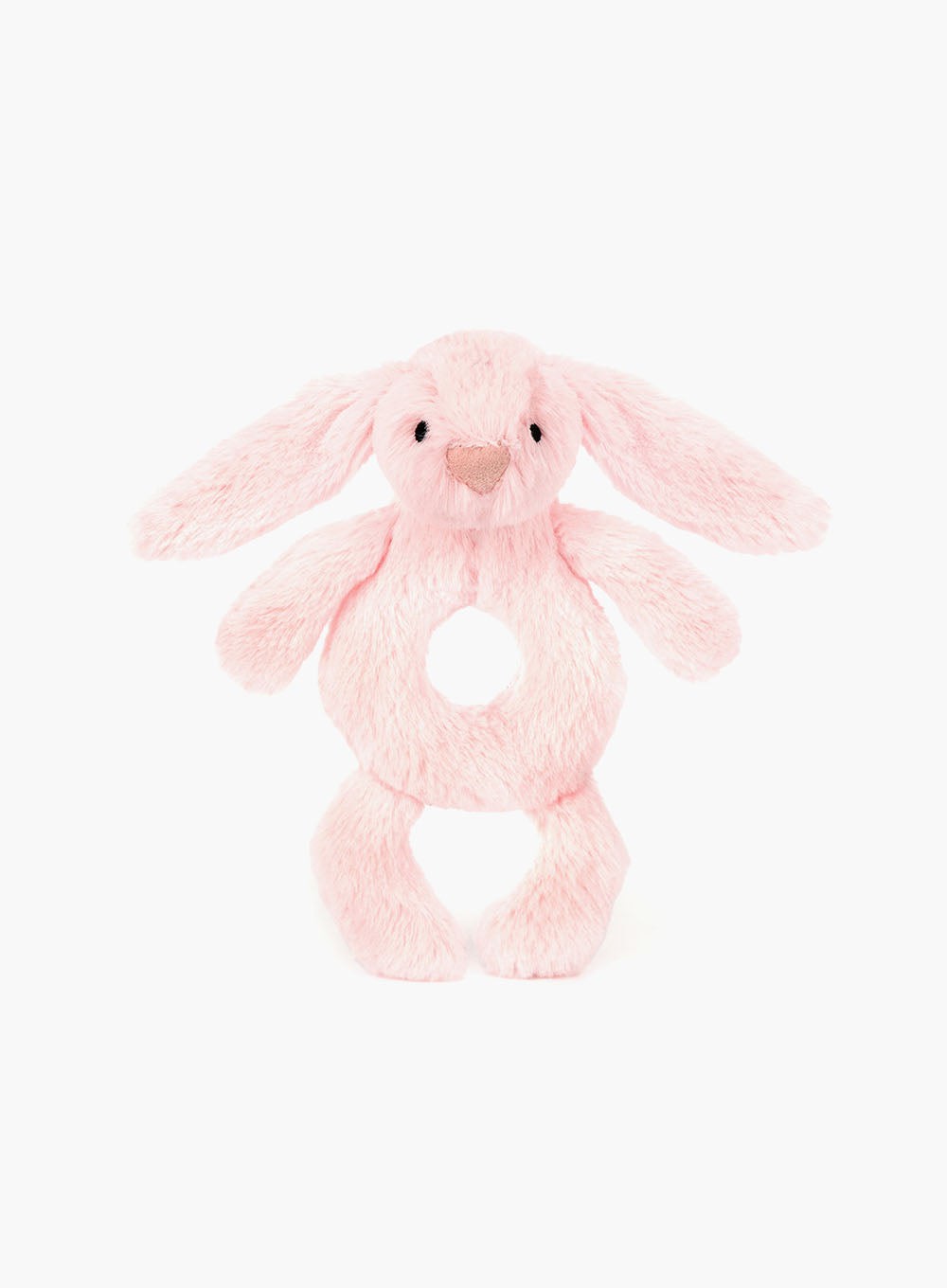 Jellycat Bashful Bunny Ring Rattle in Pink | Trotters London
