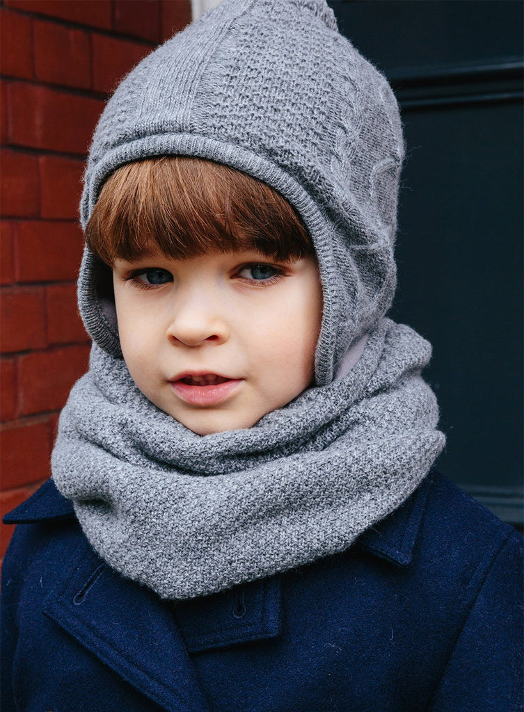 Chelsea Clothing Company Children's Jamie Hat Grey Marl | Trotters London