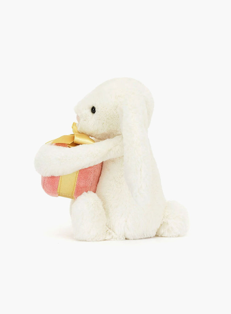 Jellycat Bashful Bunny with Present | Trotters London