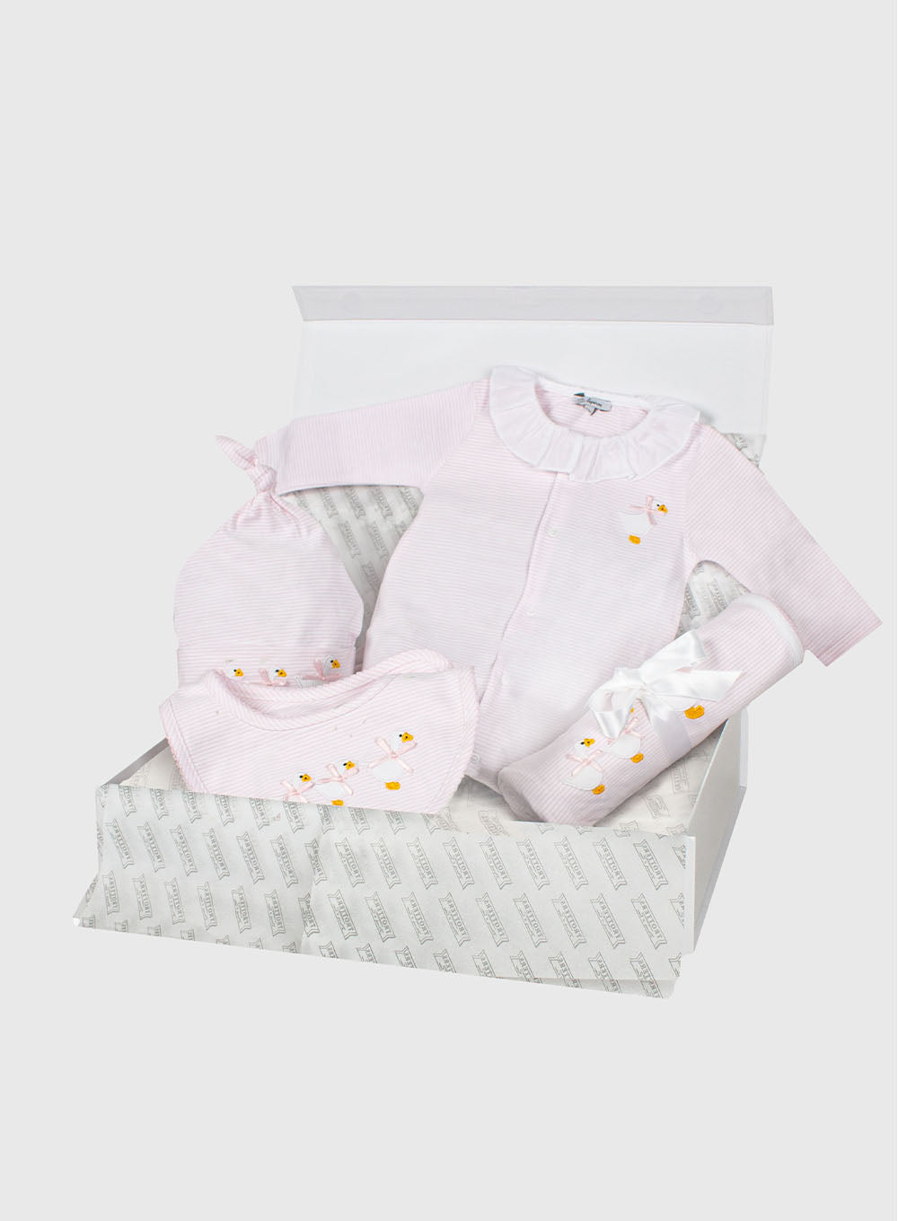 Baby Pink Duckling Gift Set | Trotters London