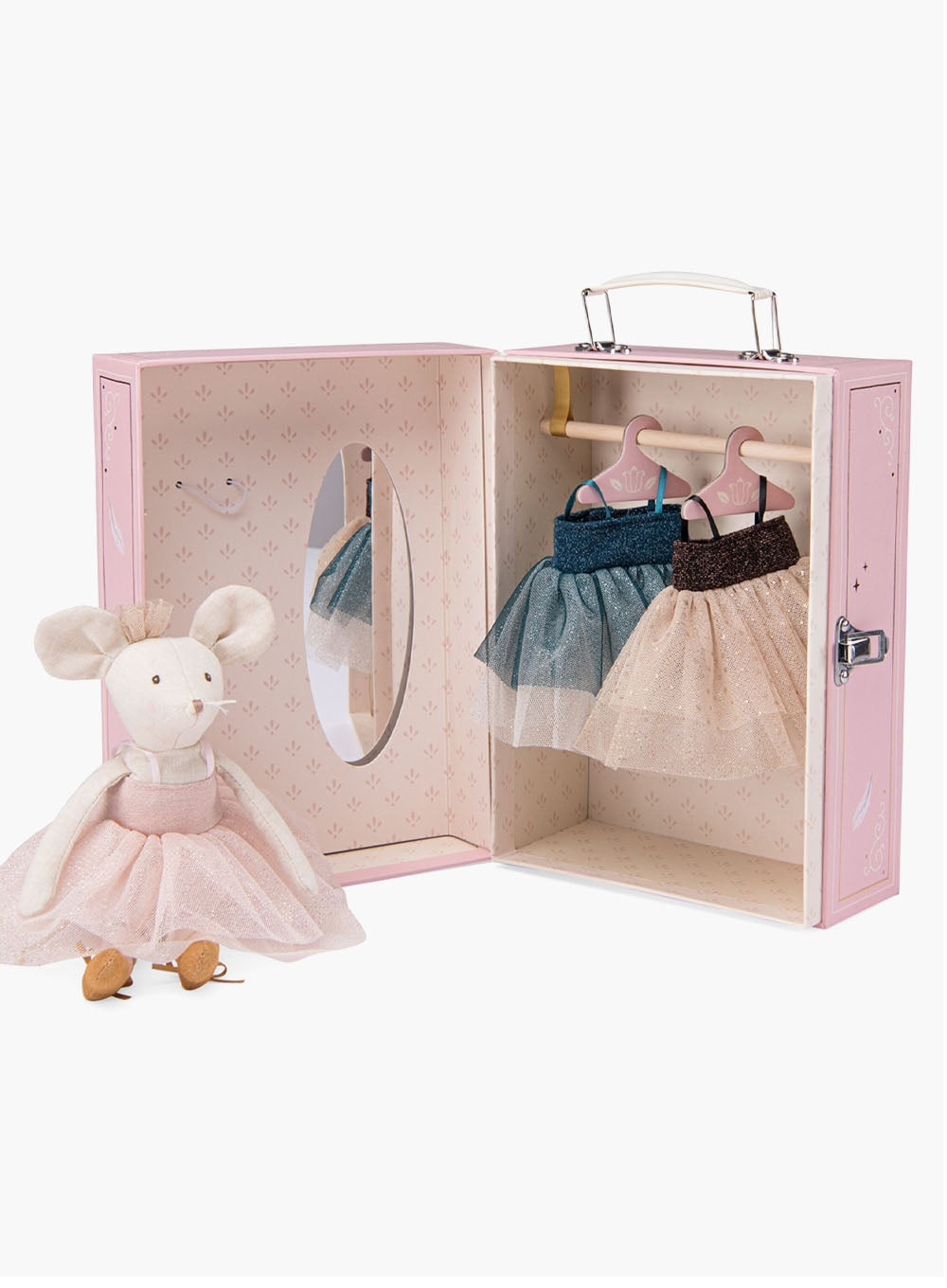 Moulin Roty Le Danse Ballerina Mouse with a Suitcase – Trotters