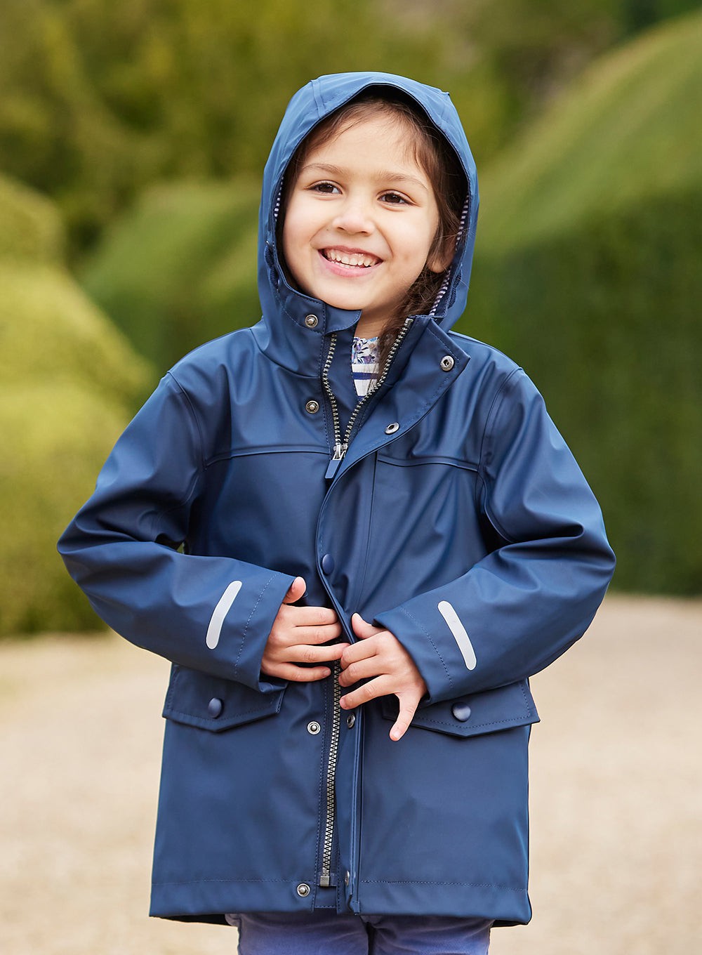 Rain Mac in Navy | Trotters Childrenswear