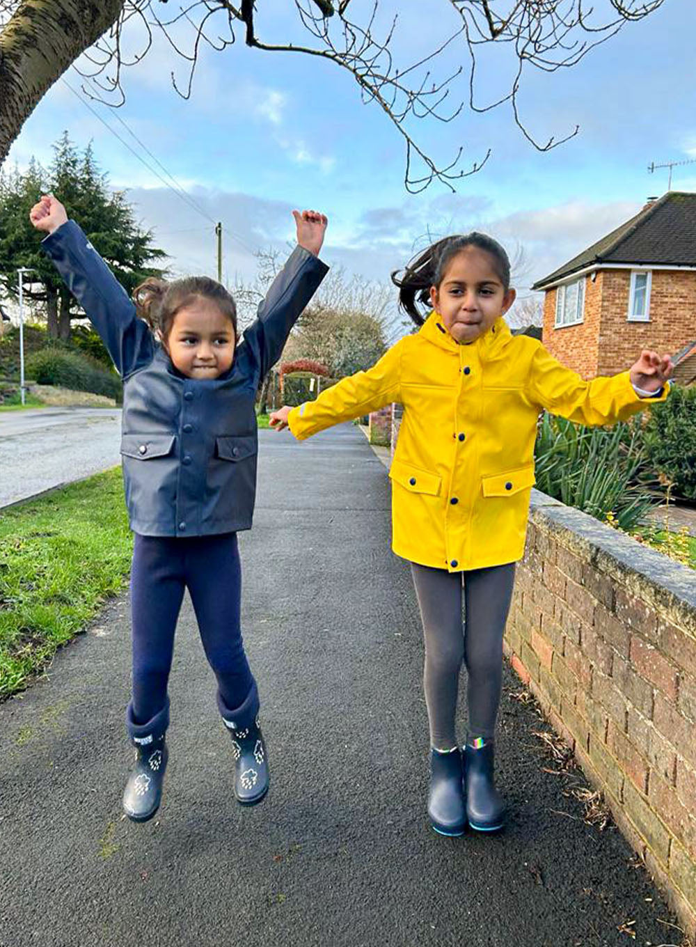 Rain Mac in Yellow | Trotters London