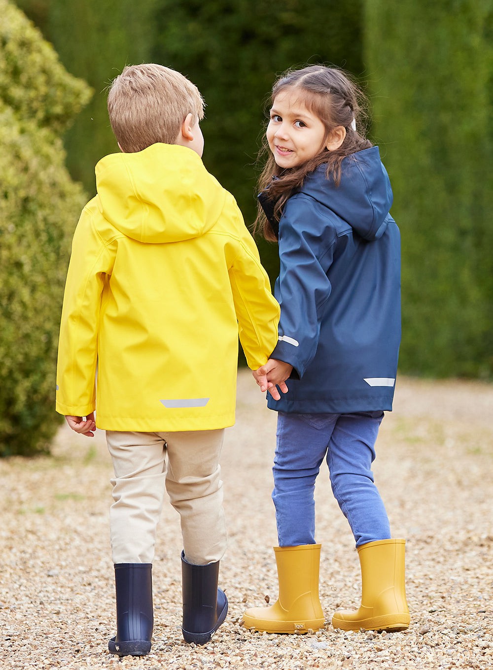 Rain Mac in Yellow | Trotters London