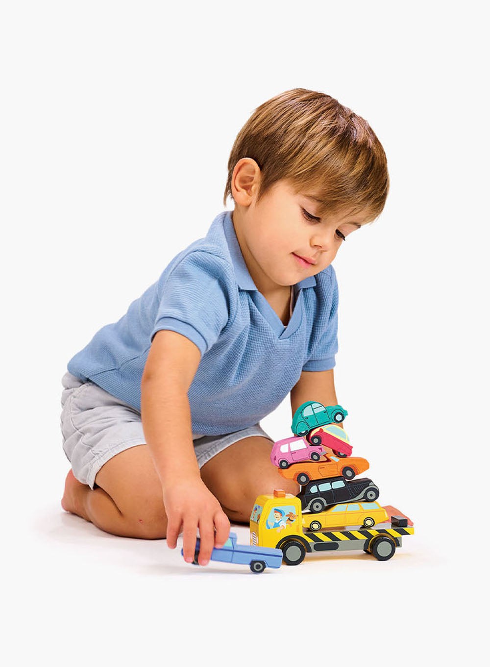 Tender Leaf Toys Stacking Cars | Trotters London