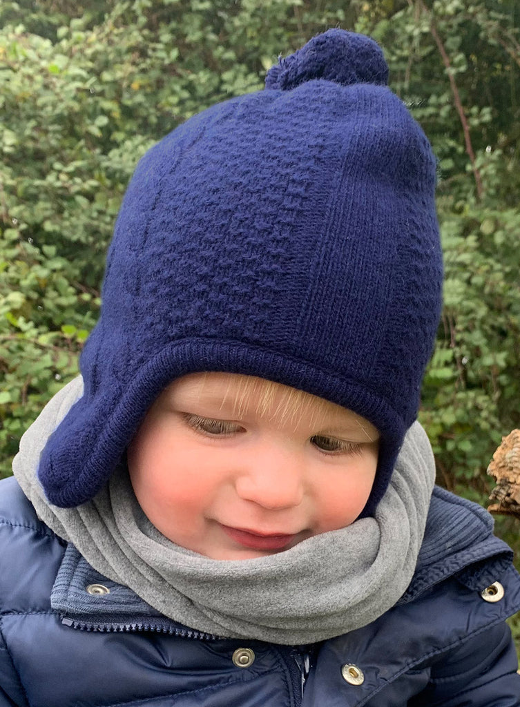 Chelsea Clothing Company Children's Jamie Hat Navy | Trotters London