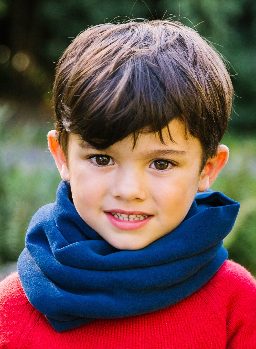 Navy Fleece Snoody | Trotters Childrenswear