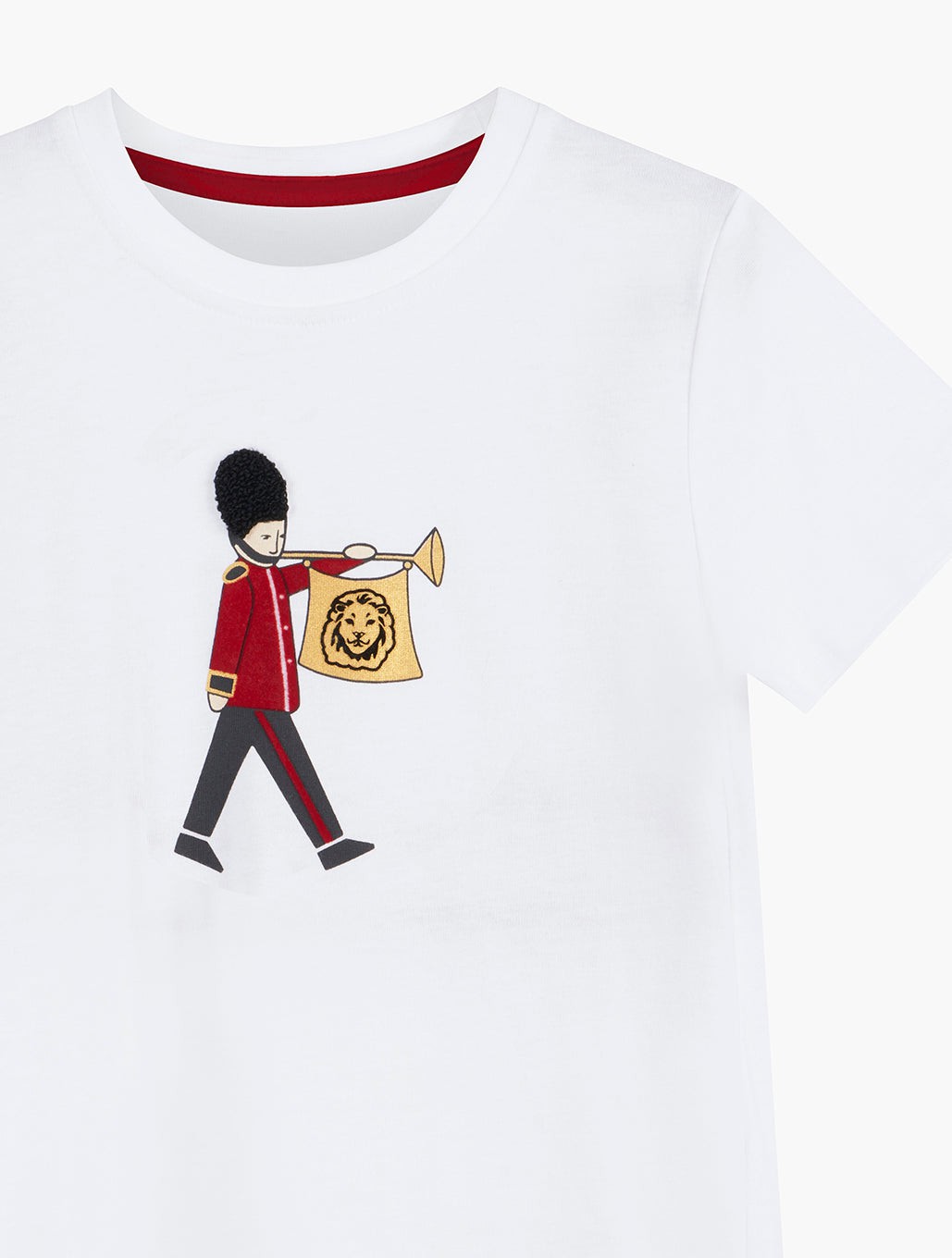 Boys Guardsman T-Shirt White | Trotters London